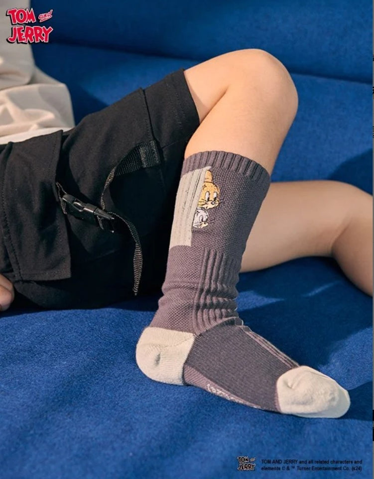 Tom and Jerry Nibbles and Jerry FOOTER Socks TJ07K (Kids) – Footer Marketing Sdn Bhd